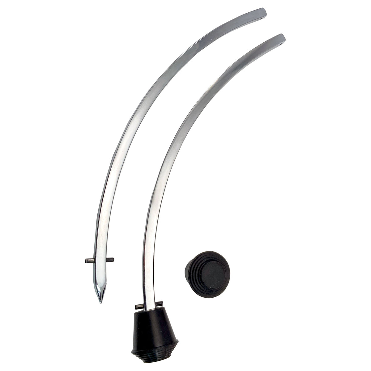 Danmar 3/8" Curved Bass Drum Spurs - 11.5" long — Drum Supply