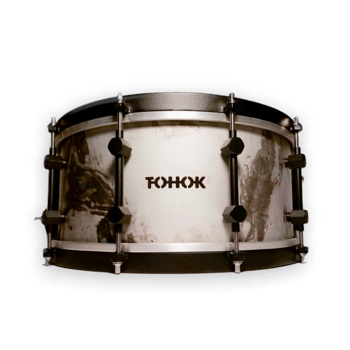 TOHOK スネアドラム 6.5 x 14 アルミニウム スチール - 厚さ 2mm - ALUPATINA 1 — Drum Supply