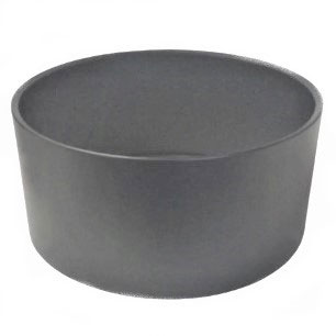 6.5" x 14" Matte Black Brass Snare Shell — Drum Supply