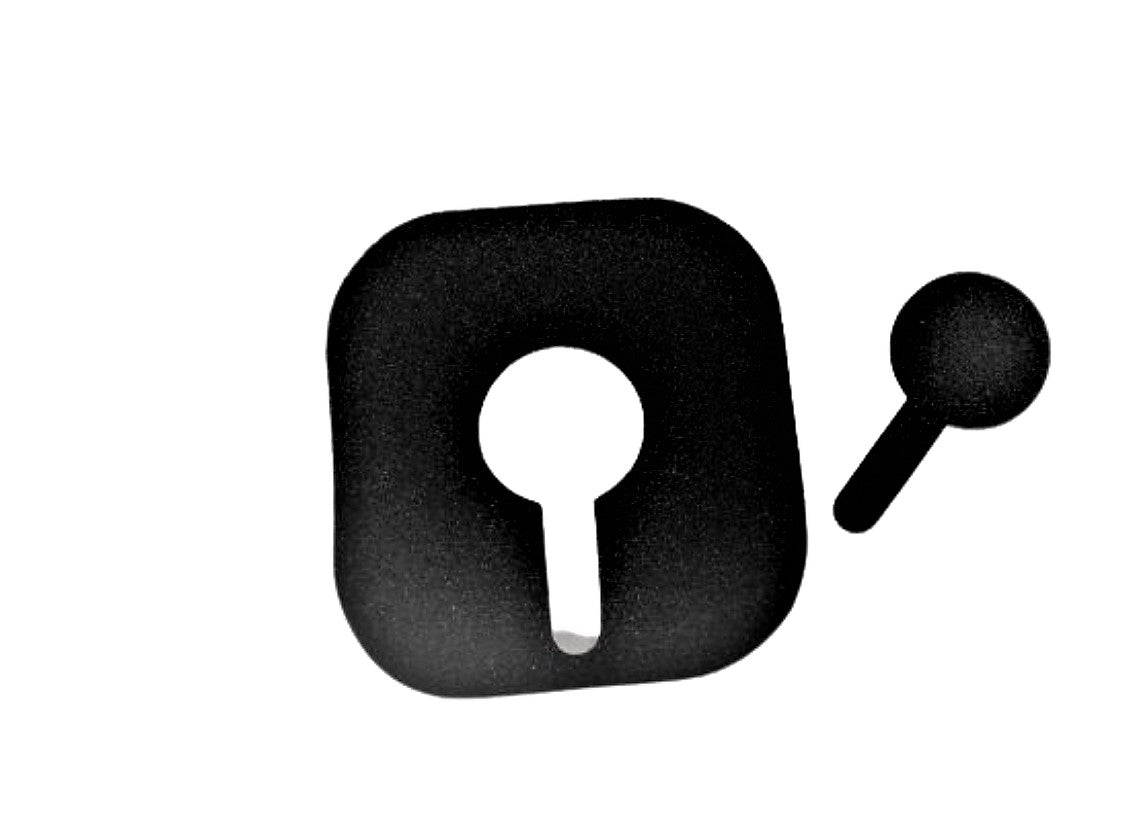 DSS Isolation Mount Side Plate Gasket - Black Foam Rubber — Drum Supply