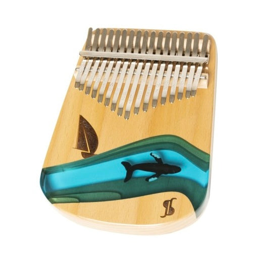 Stagg 17 Keys Flat Kalimba- Ocean Dolphin — Drum Supply