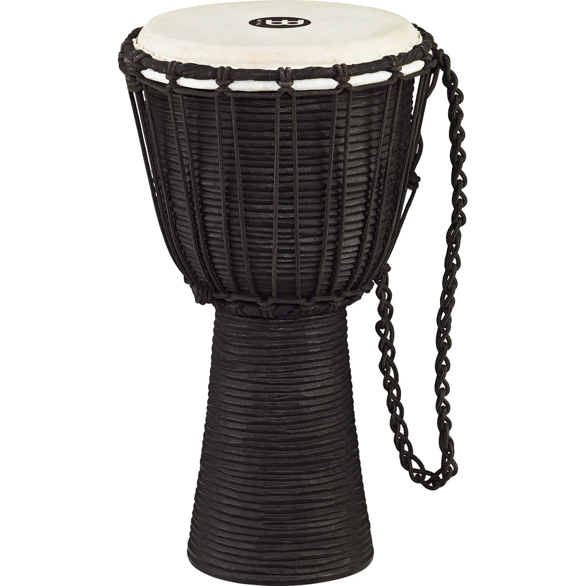 Meinl Headliner Rope Tuned Djembe Black River Series 8" Small — Drum Supply