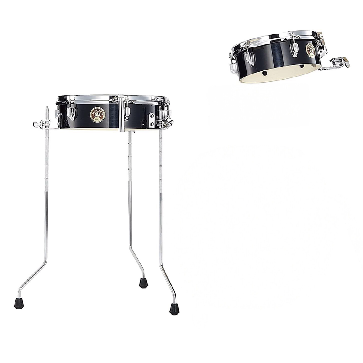 Tama Club-JAM Pancake Add-On Tom Pack - Hairline Black — Drum Supply