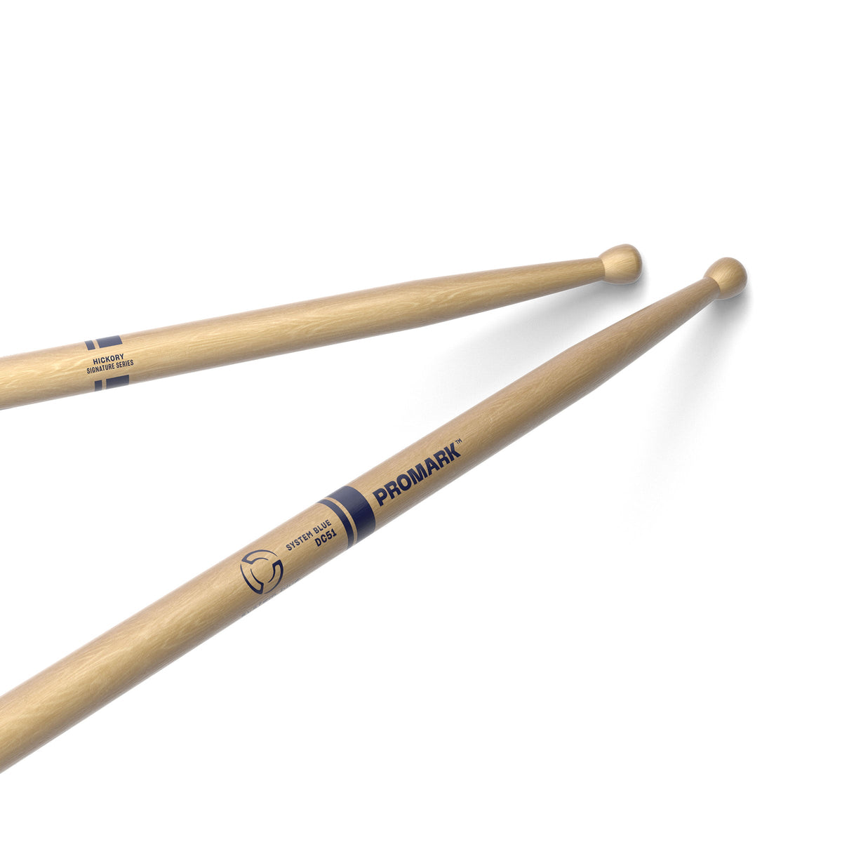 ProMark System Blue DC51 Hickory Drumstick, Wood Tip — Drum Supply