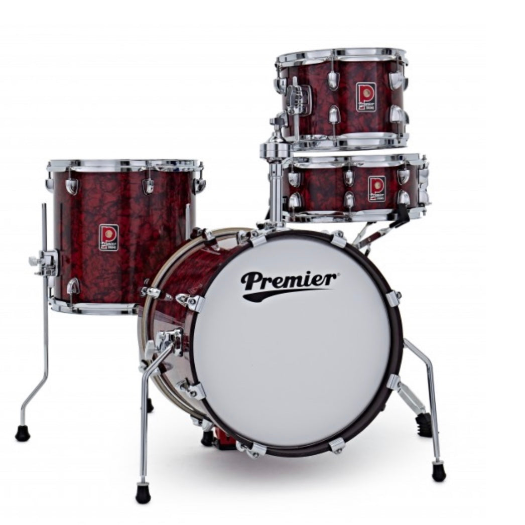 Premier Artist Heritage 20" 4pc Compact Kit - Burgundy Pearl — Drum Supply