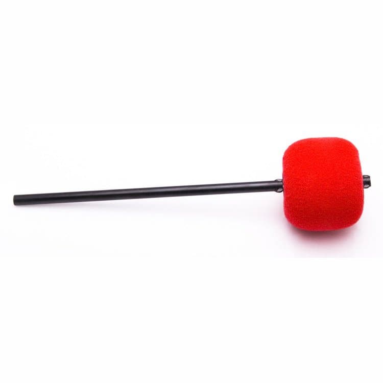 Danmar Red Felt Bass Drum Beater Black Shaft — Drum Supply