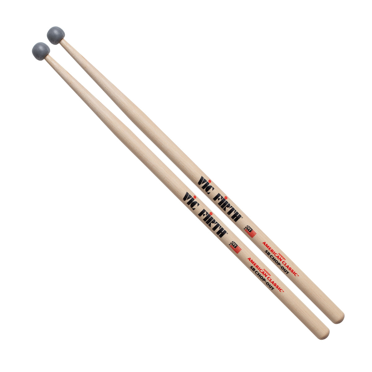Vic Firth 5BCO American Classic 5B Chop-Out Practice Sticks — Drum Supply